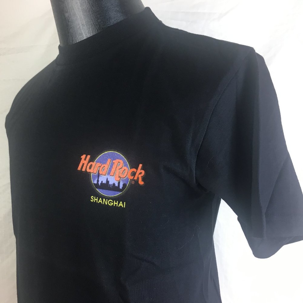 Hard Rock Cafe Shanghai Black T-Shirt Men's Medium - Gem